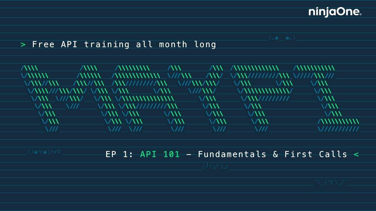 Api 101 Fundamentals First Calls Youtube