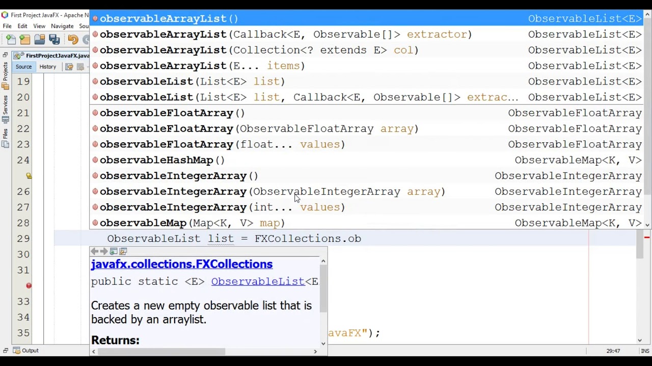 Javafx Tutorial 11 Combobox Observablelist And Choicebox Youtube