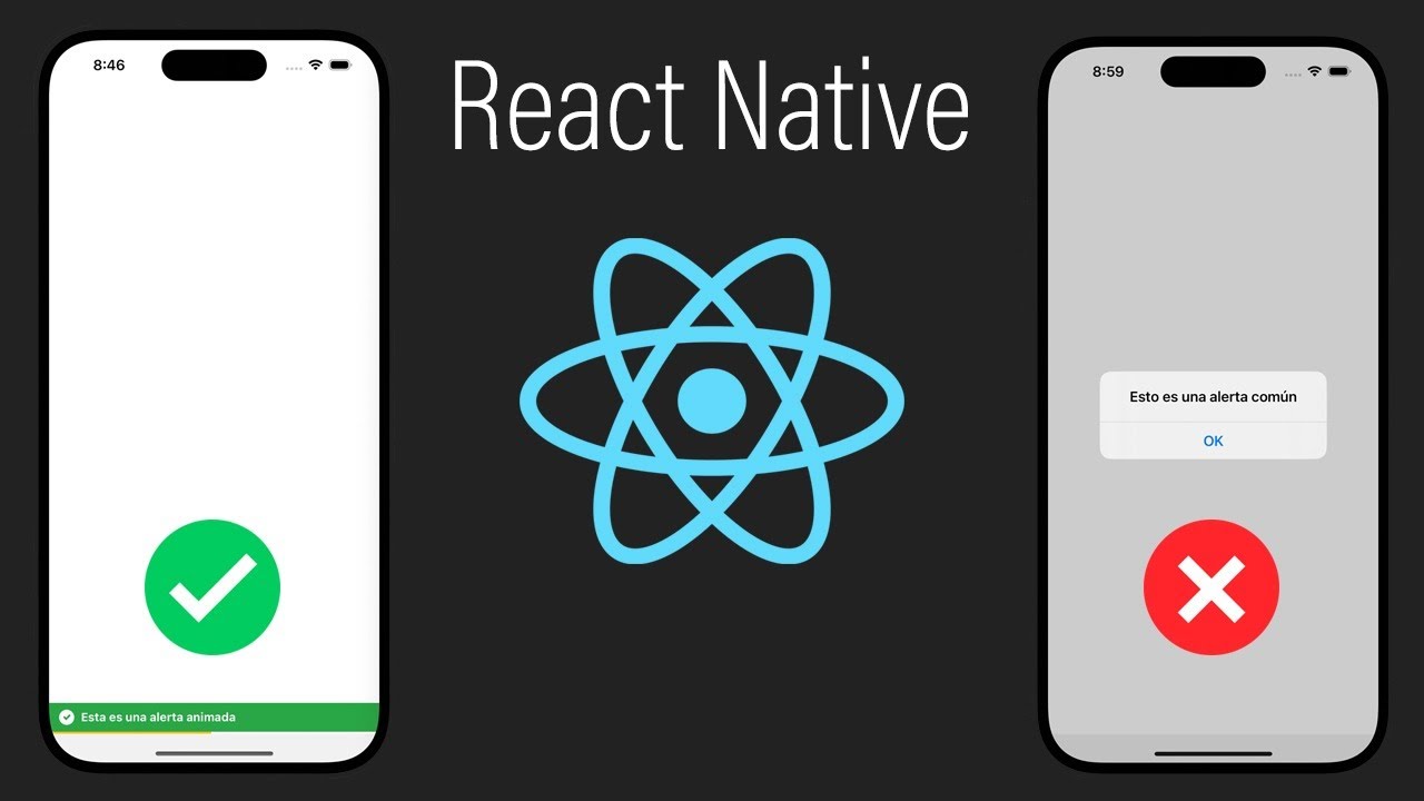 React Native Alertas Animadas Youtube