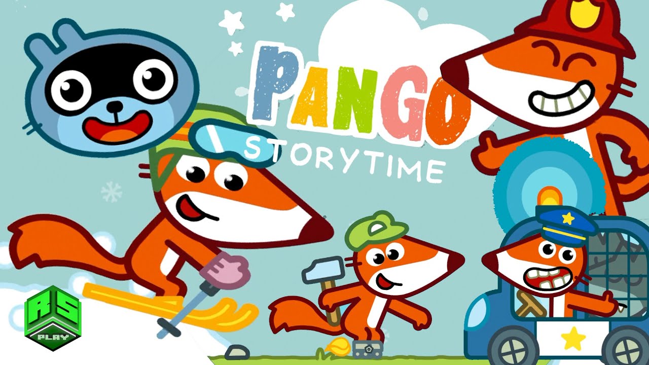 Funny Fox The Skier Handyman Policeman Fireman Pango Storytime