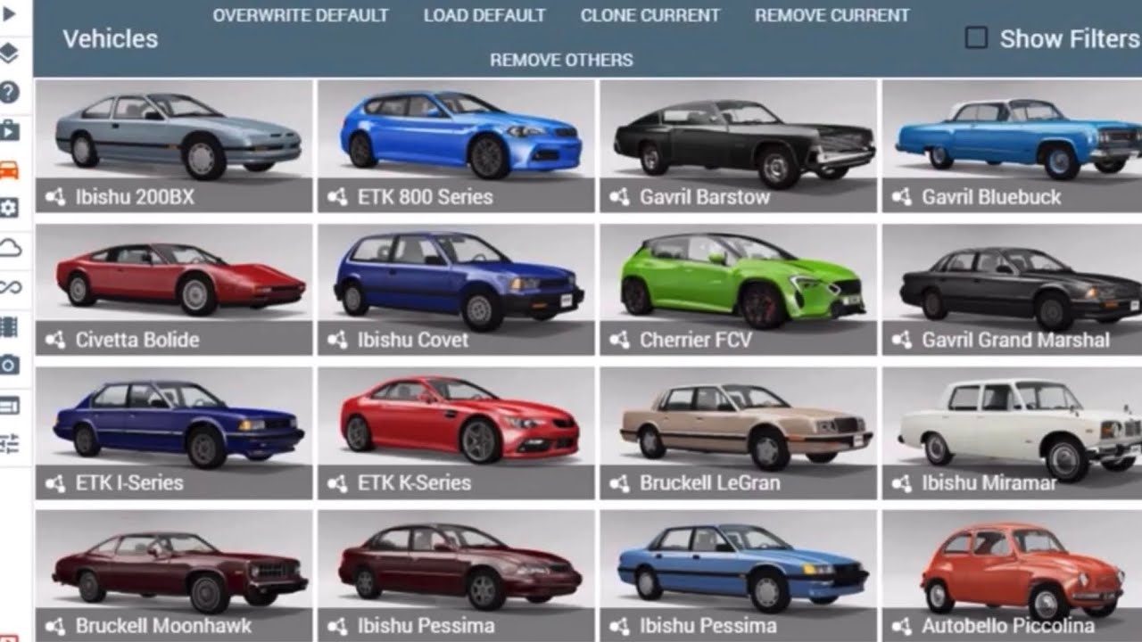Beamng Update 0 19 All Cars Full Car List All Vehicles All Maps