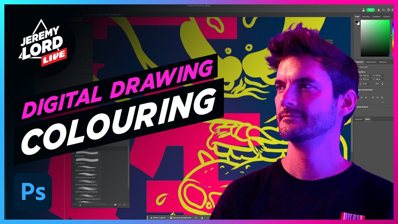 Digital Drawing Basics Colouring Youtube
