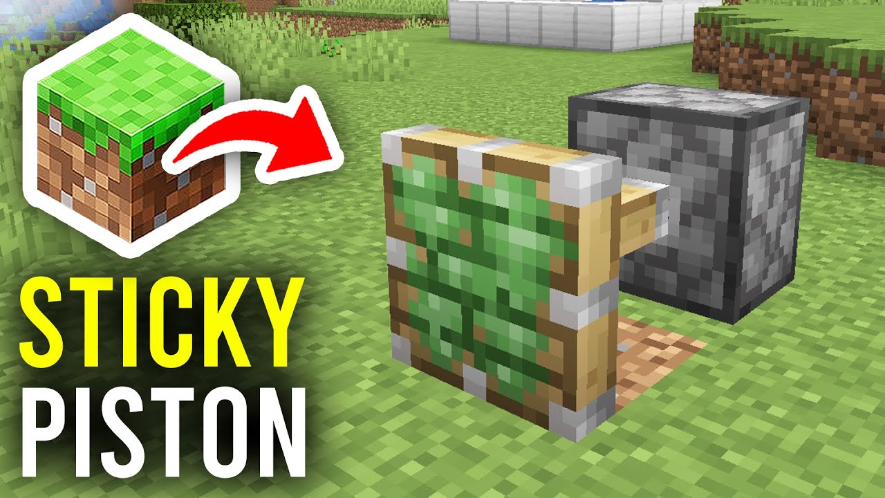How To Make Sticky Piston In Minecraft Dtwnir