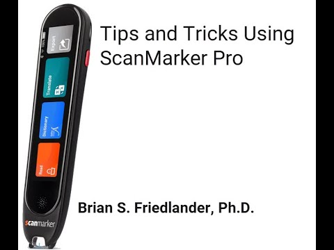 Scanning And Saving A Page In Scanmarker Pro Youtube