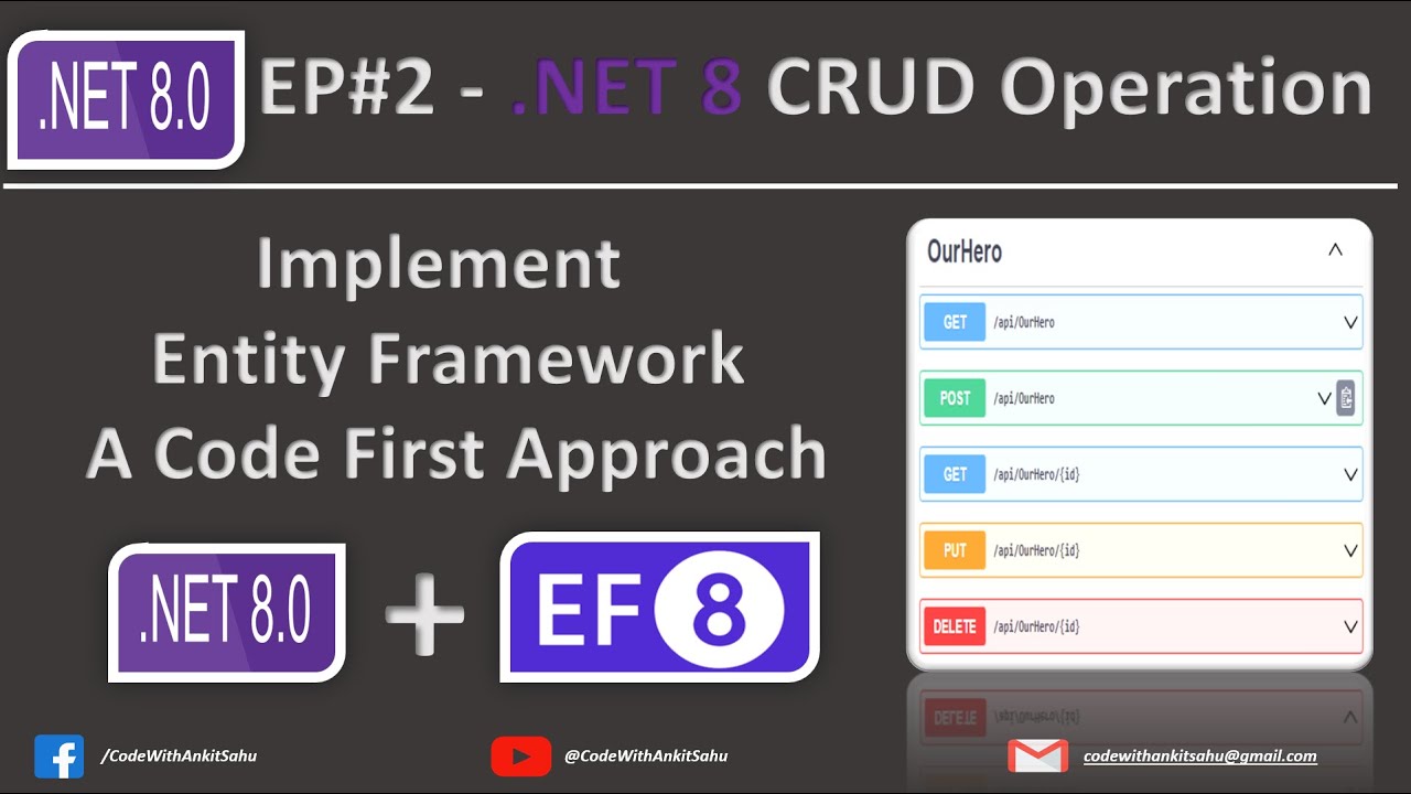 Net 8 Web Api Entity Framework рџљђ Full Crud Course Code First