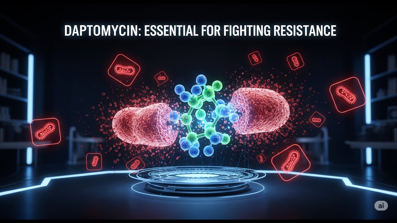 6 10 Daptomycin Essential For Fighting Resistance Youtube