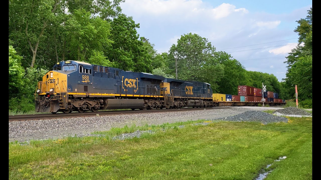 K5la Horn From Ac6000 180 Csx Wells Intermodal I169 Es44ah 998