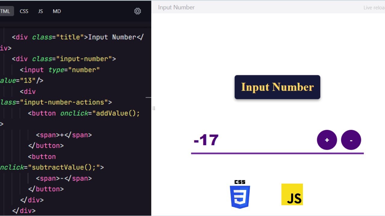 Styling Input Number Css Youtube