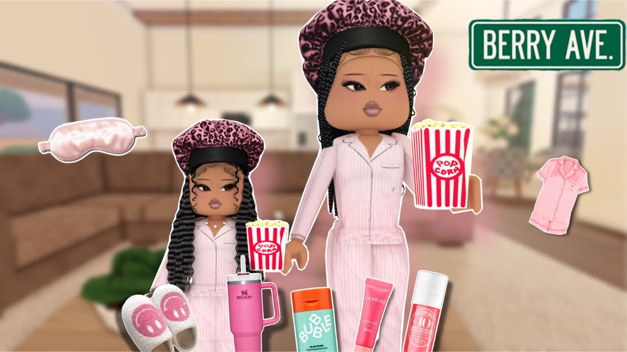 Our Night Routine Voiced Berry Avenue Roleplay Youtube