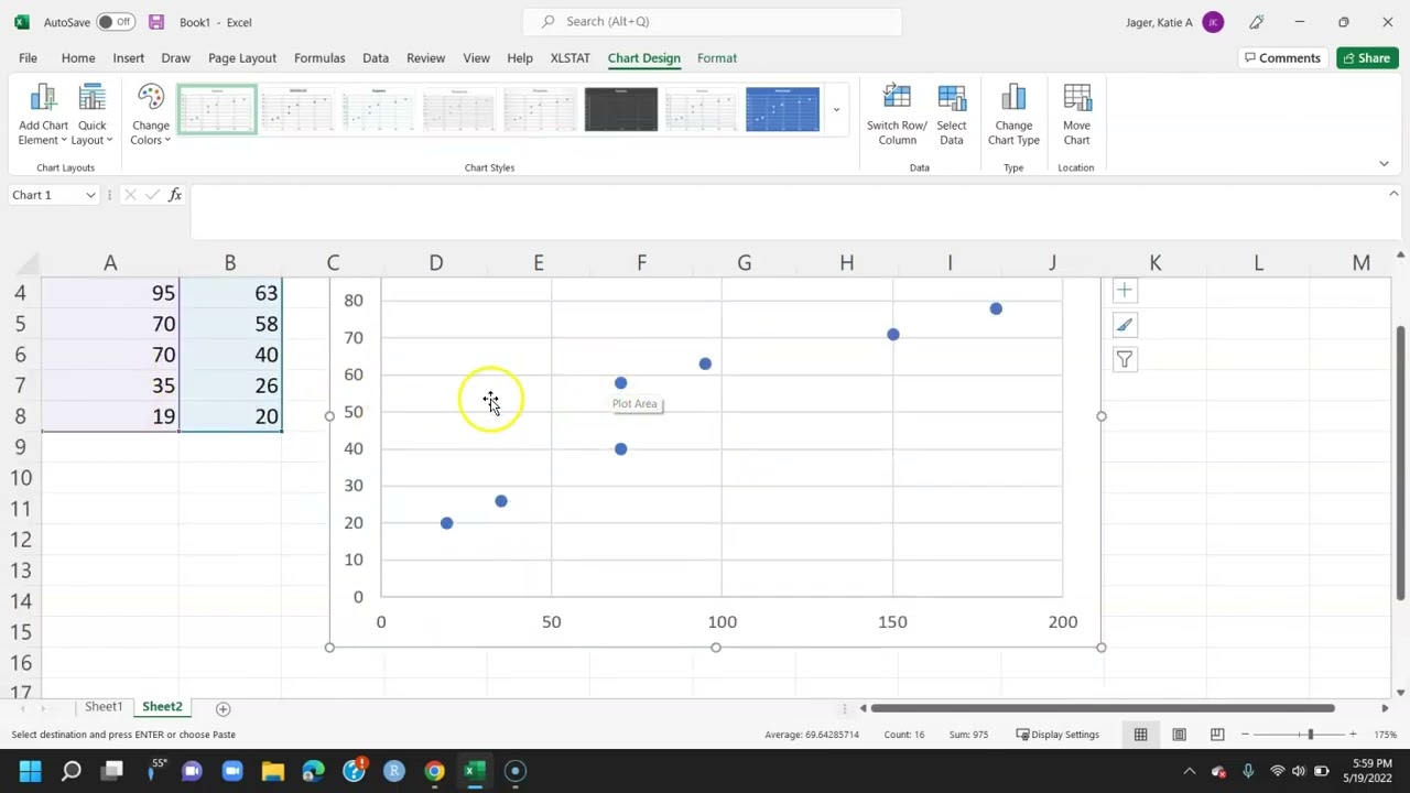 Scatterplot In Excel Quick Tutorial Youtube