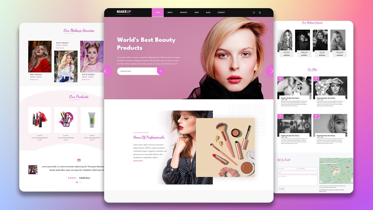 How To Create A Makeup Website How To Make A Website For A Beauty