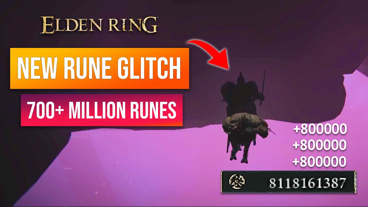 Elden Ring Rune Farm Rune Glitch 700k Per Second Youtube