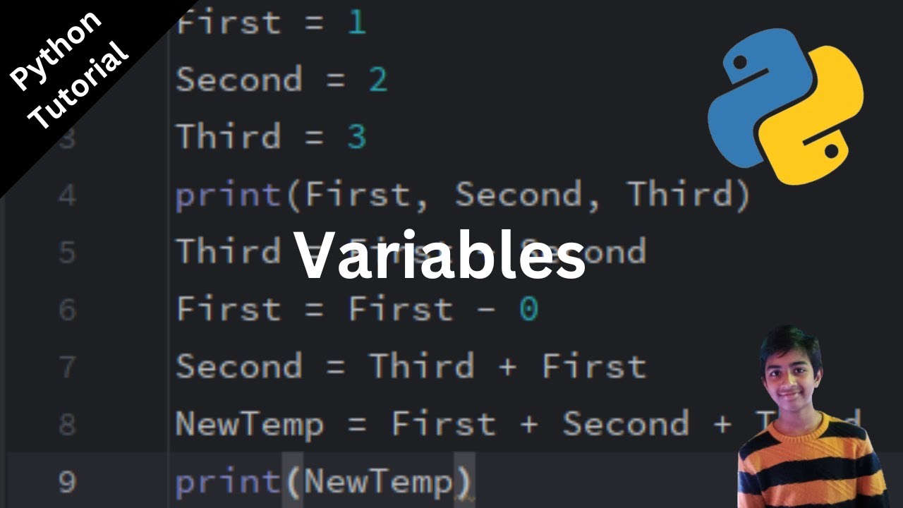 Python Tutorial On Variables Python Tutorial 1 Youtube