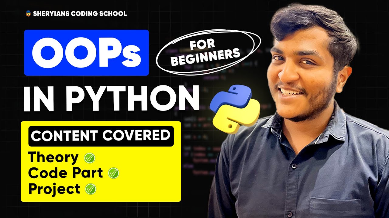 Oops Python Basic Understanding With Code And Project Youtube