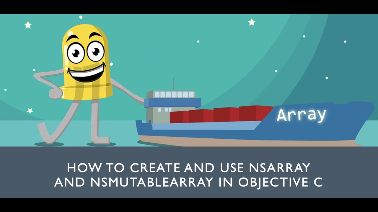 How To Work With Nsarray And Nsmutablearray In Objective C Youtube
