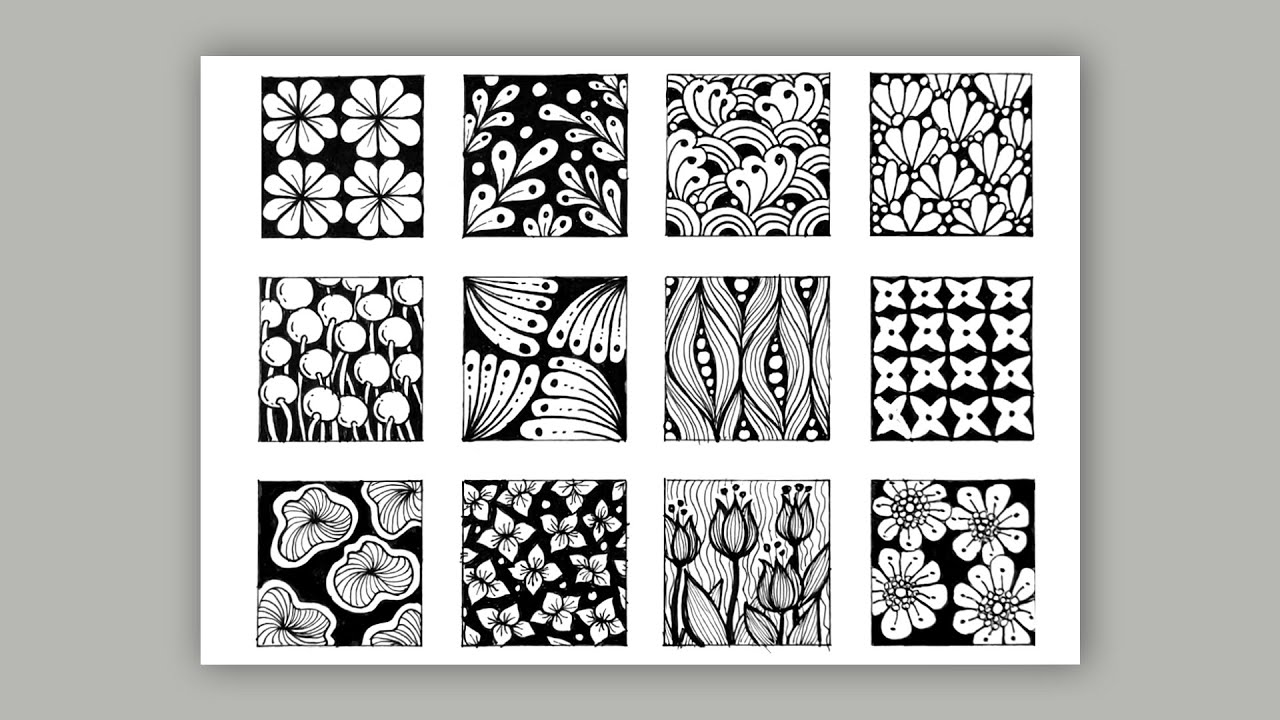 Zentangle Art Patterns Names At Charlott Leff Blog