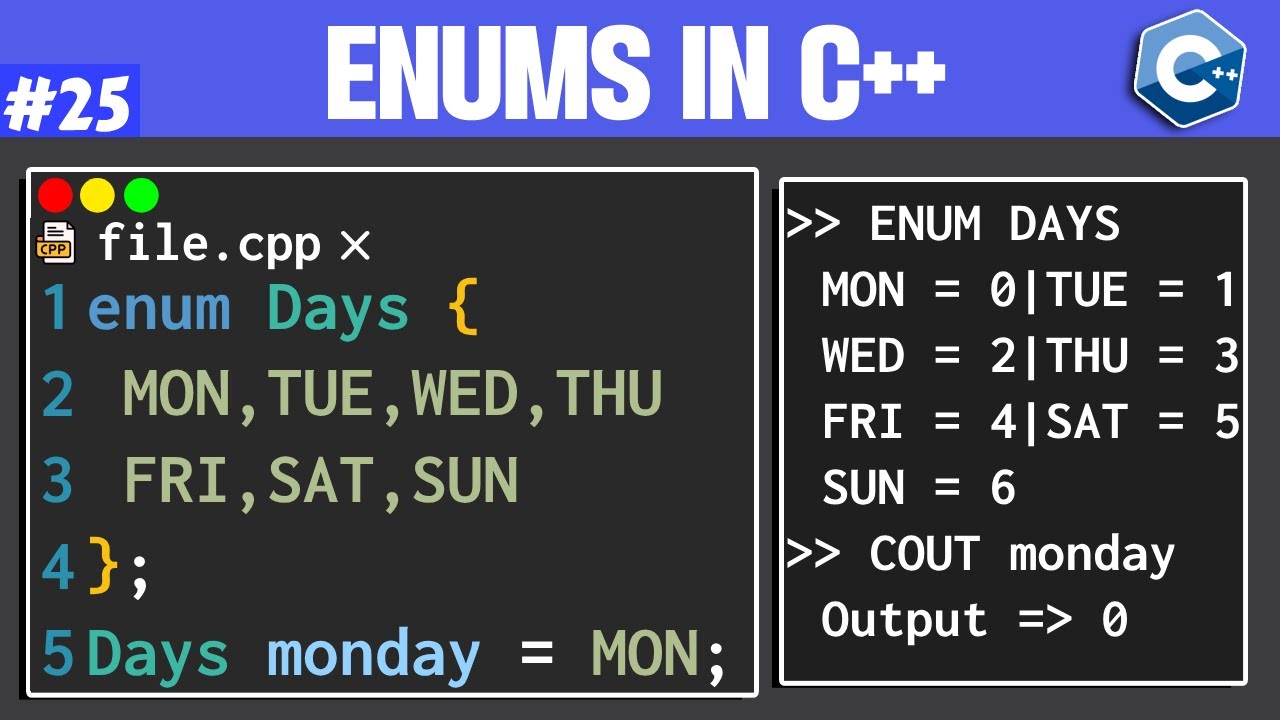 Create Enums In C Youtube