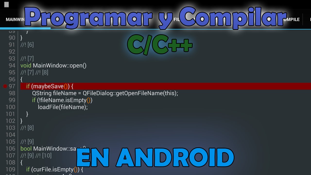 Programar En C C En Android Cppdroid Youtube