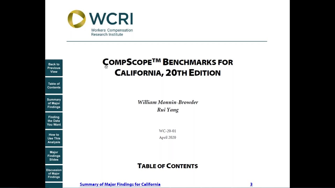 Compscope邃 Benchmarks 20th Edition Youtube