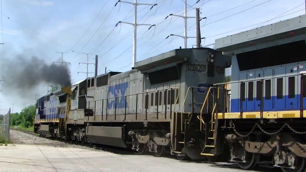 Csx Stealth 7509 With New Stone Hoppers Youtube