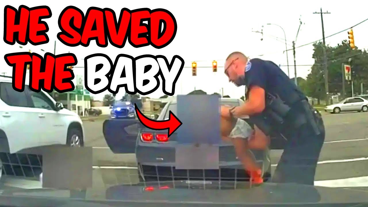Cops Saves Baby By Being Calm Amazing Youtube