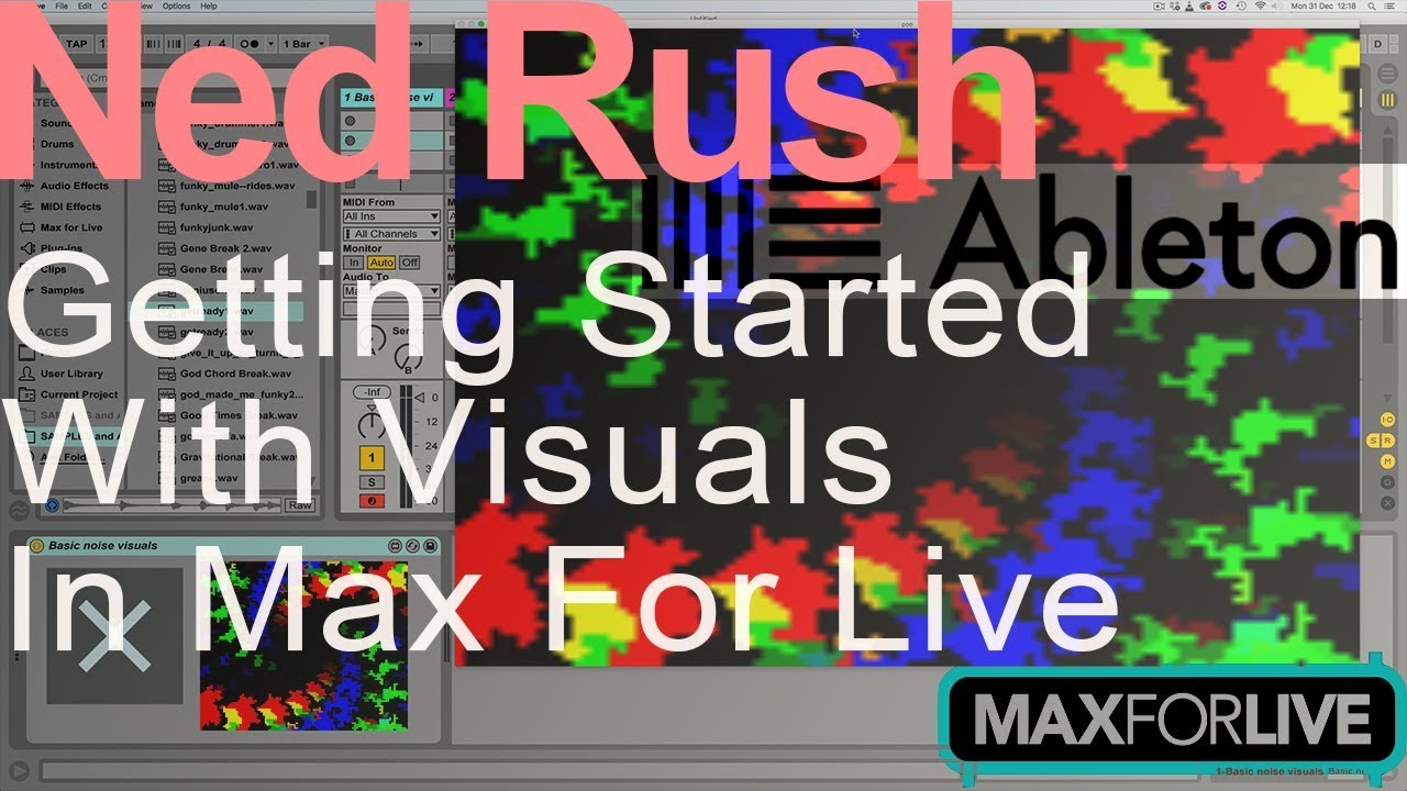 Max For Live Tutorial Visual In Ableton Is Possible Ned Rush Youtube