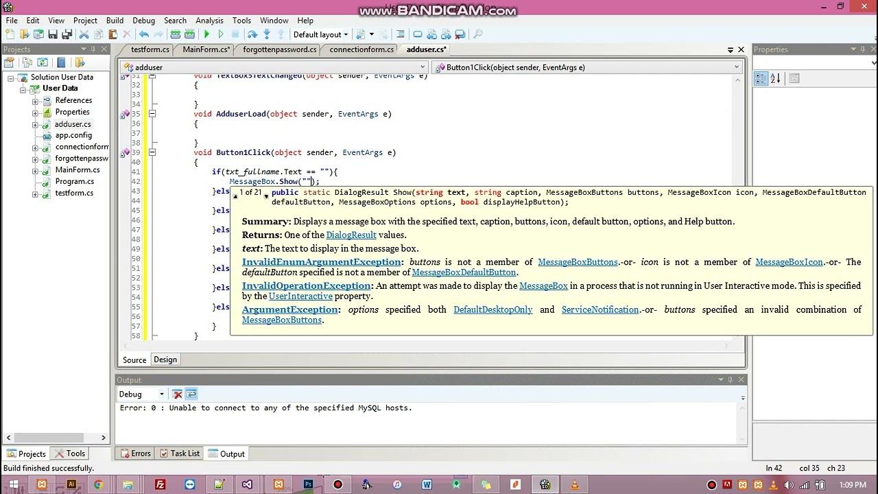 C Tutorial 27 Using Sharp Develop Youtube