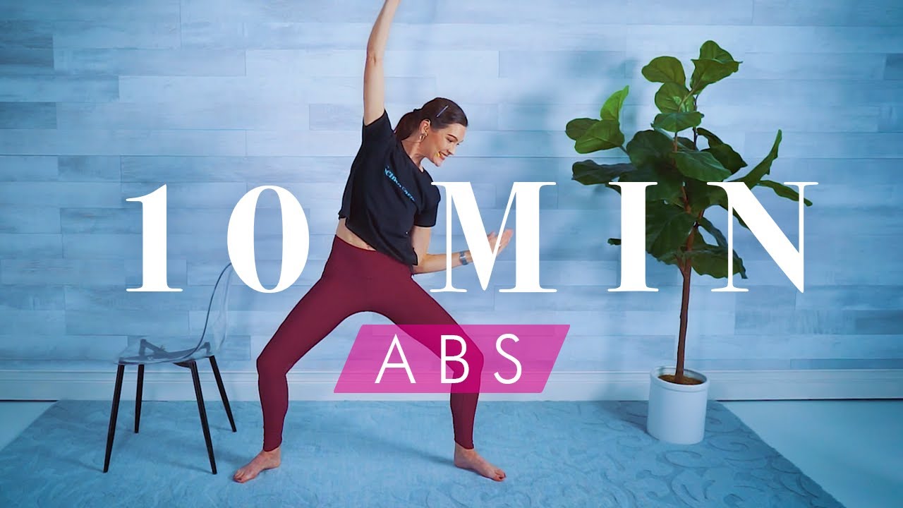 10 Minute Standing Abs Balance Workout For Seniors Beginners Youtube