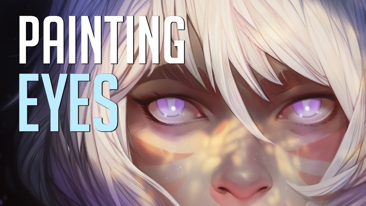 Painting Eyes Digital Art Tutorial Youtube