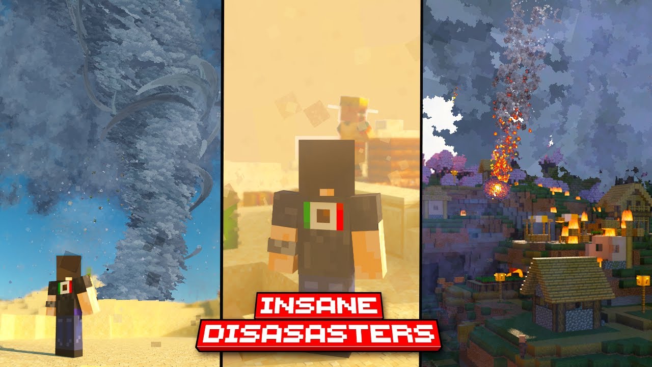 Addon De Desastres Naturales Para Minecraft Pe 1 21 Insane Disasters