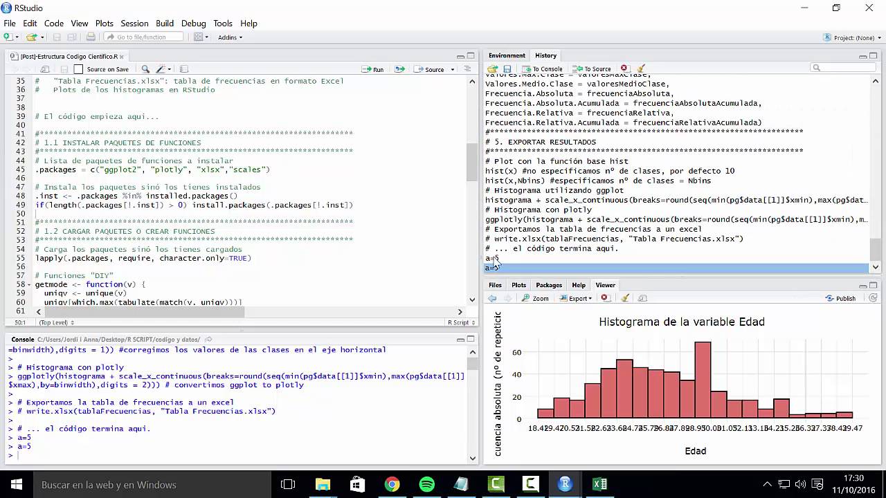 User Interface De Rstudio Youtube