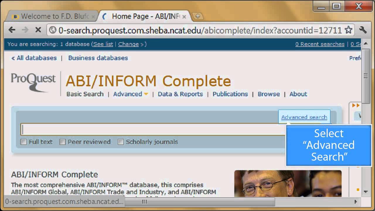 Abi Inform Research Matfivw