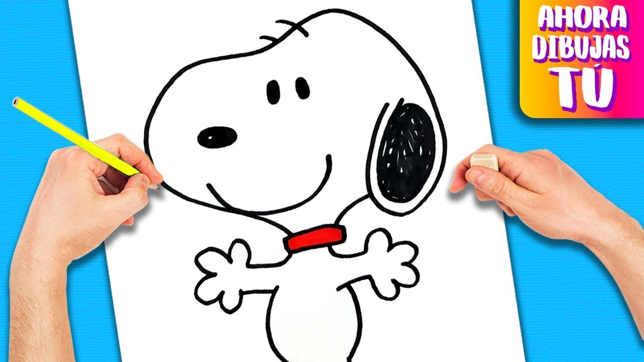 Como Dibujar A Snoopy Dibujos Paso A Paso Youtube