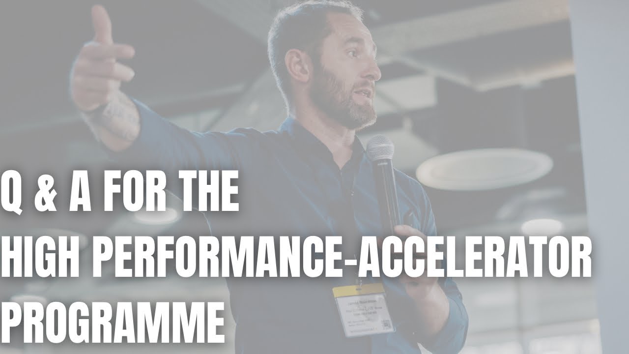 Q A Session For The High Performance Acceleration Programme Youtube