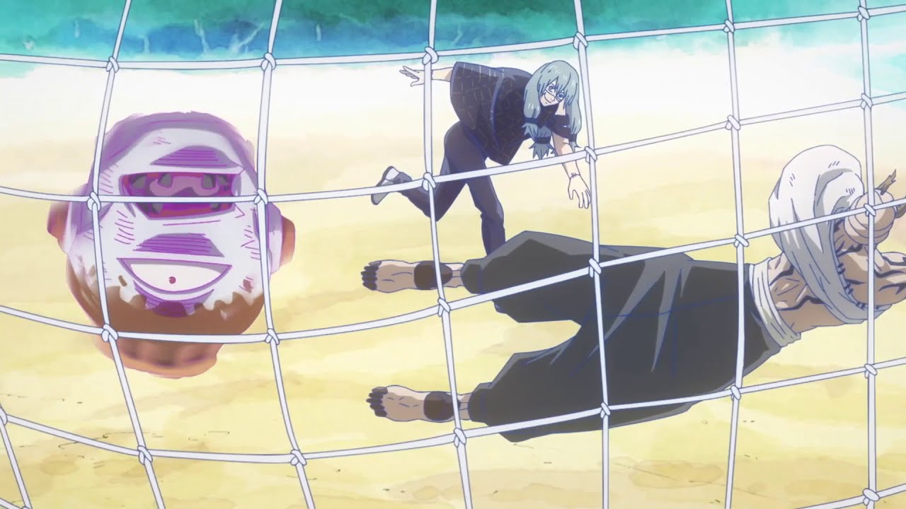 Mahito And Geto Playing Football With Jogo S Head Jujutsu Kaisen