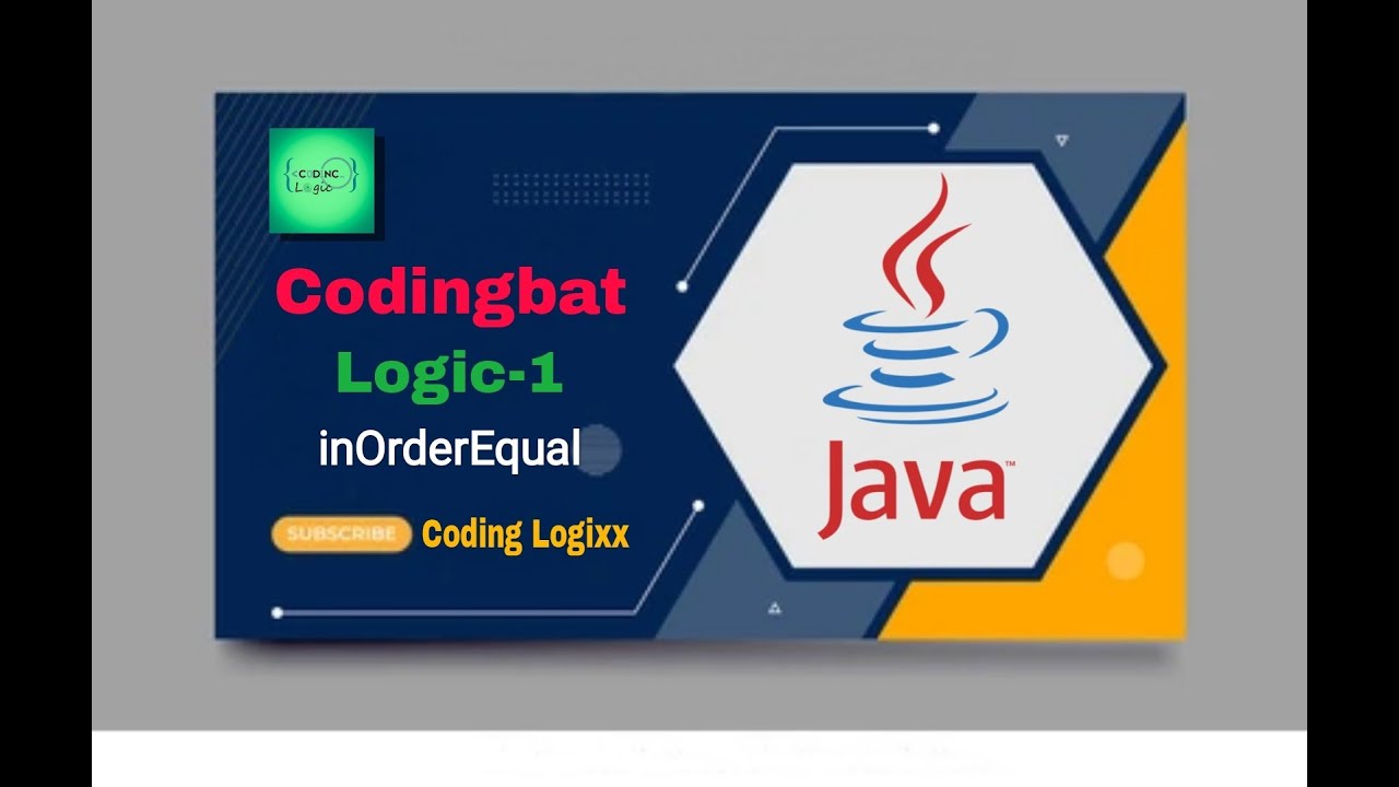Coding Bat Java Logic 1 Inorderequal Basic Boolean Logic Puzzles