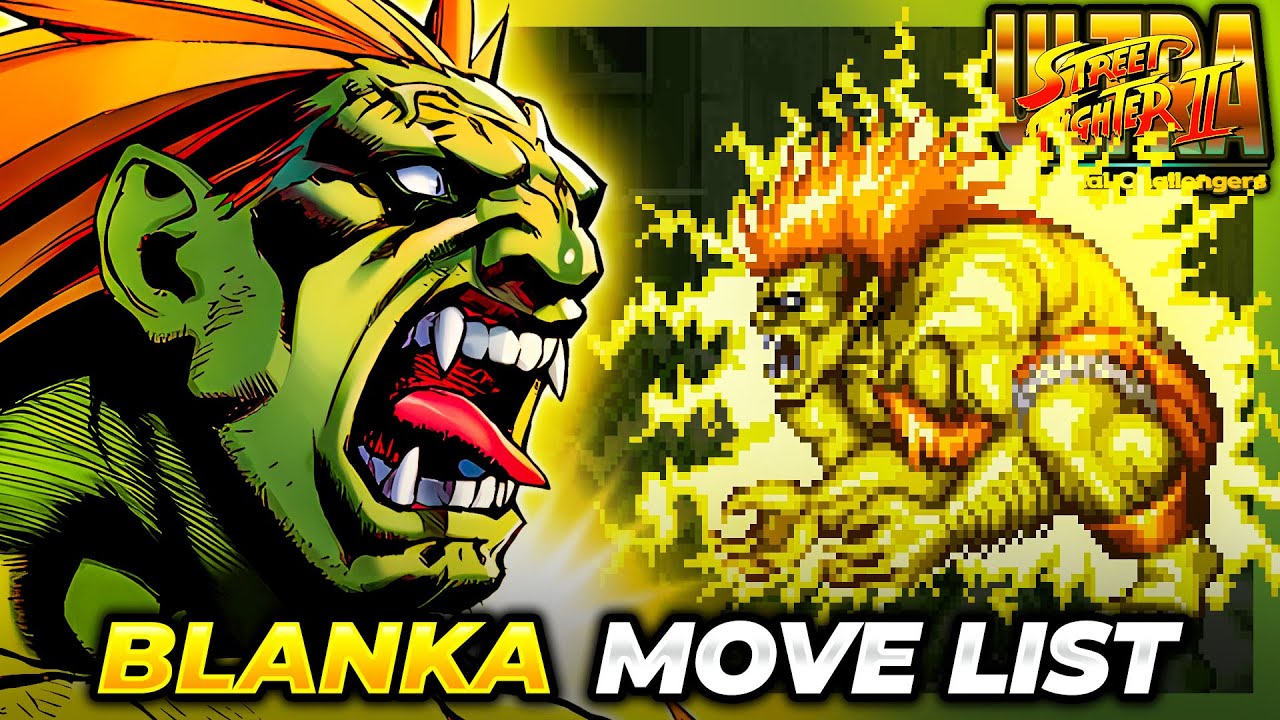 Blanka Move List Ultra Street Fighter Ii The Final Challengers