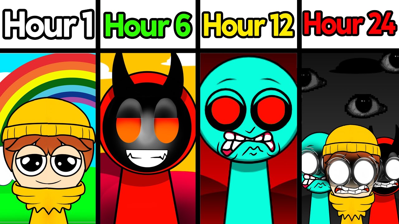 We Got Stuck In Sprunki For 24 Hours Youtube