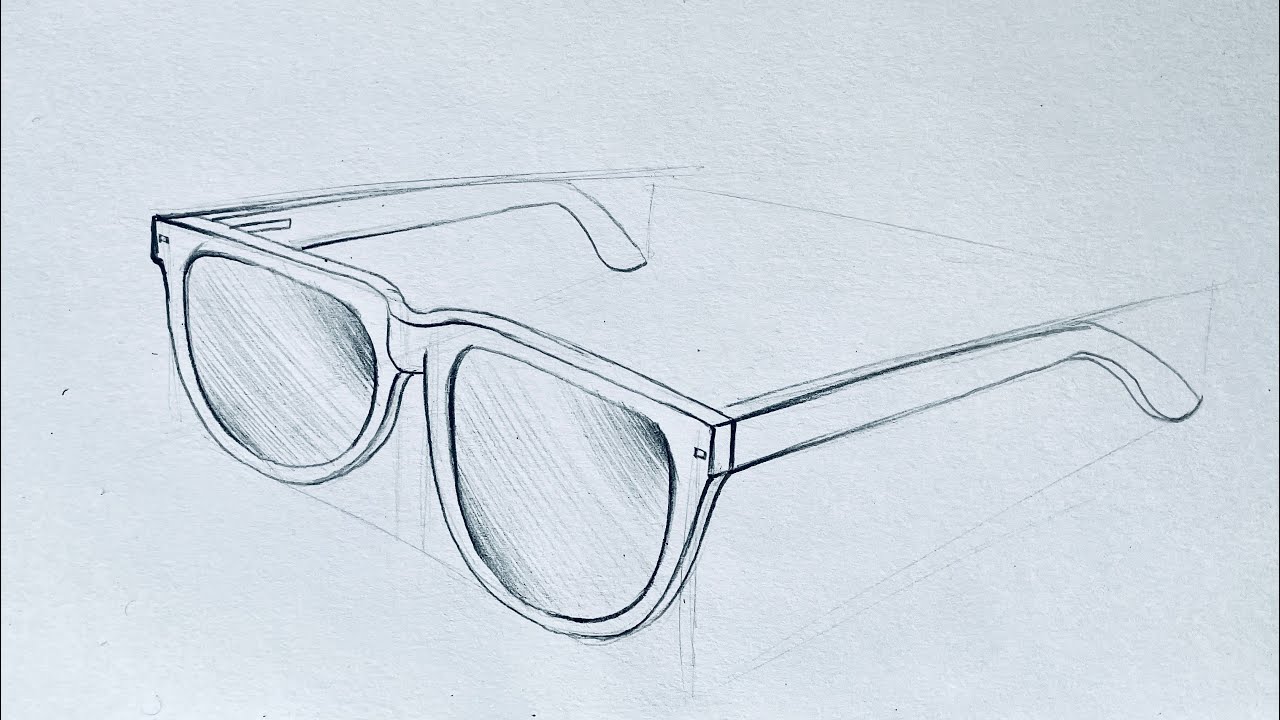 How To Draw Realistic Glasses