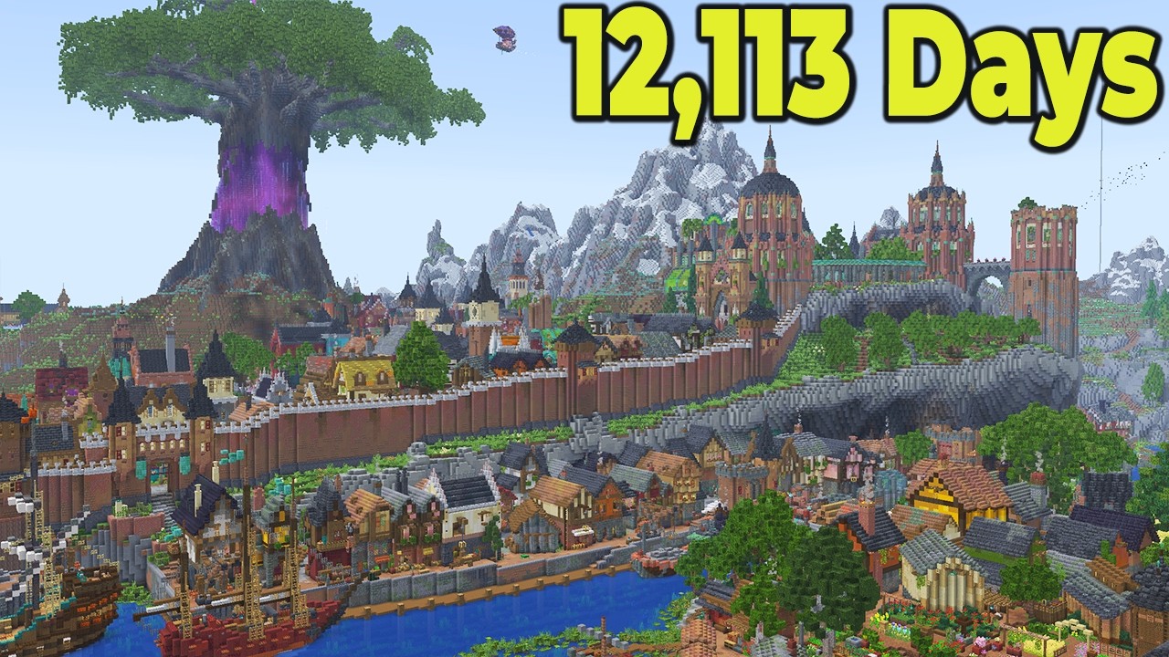 I Ve Spent 4 Years Building This Minecraft World In Hardcore Youtube