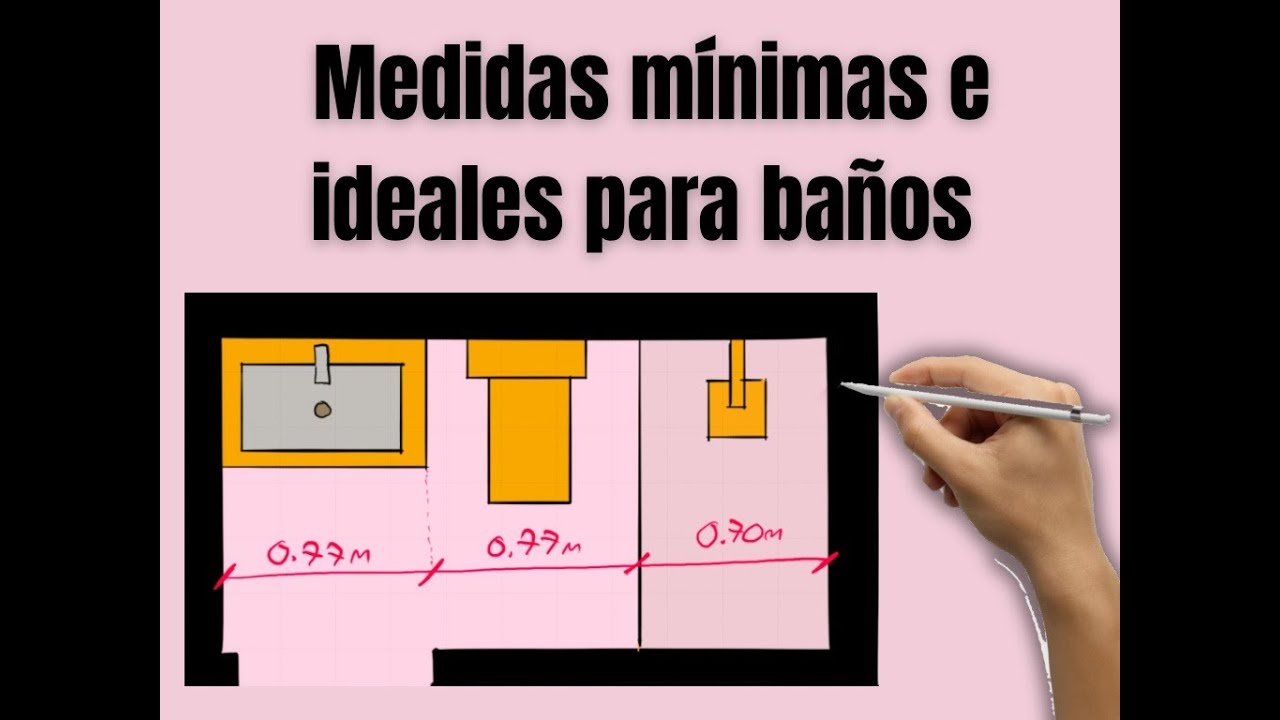 Medidas Mínimas E Ideales Para Baños Youtube