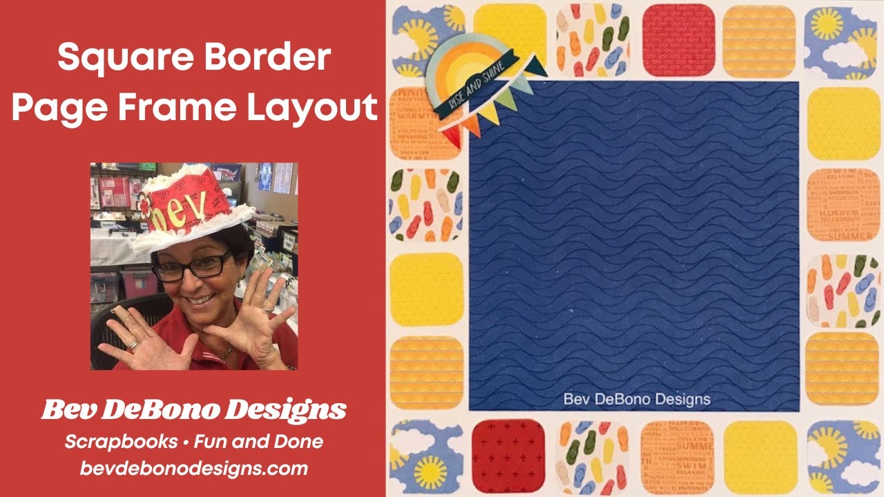 Technique Class Use The Cm Square Punch To Make A Square Border Page