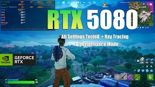 Fortnite Rtx 5080 285k 4k Epic Settings Gameplay Benchmark Fps