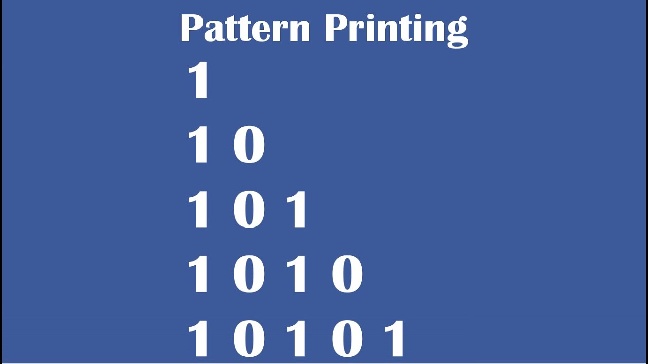 C Practical And Assignment Programs Pattern Printing 5 Youtube