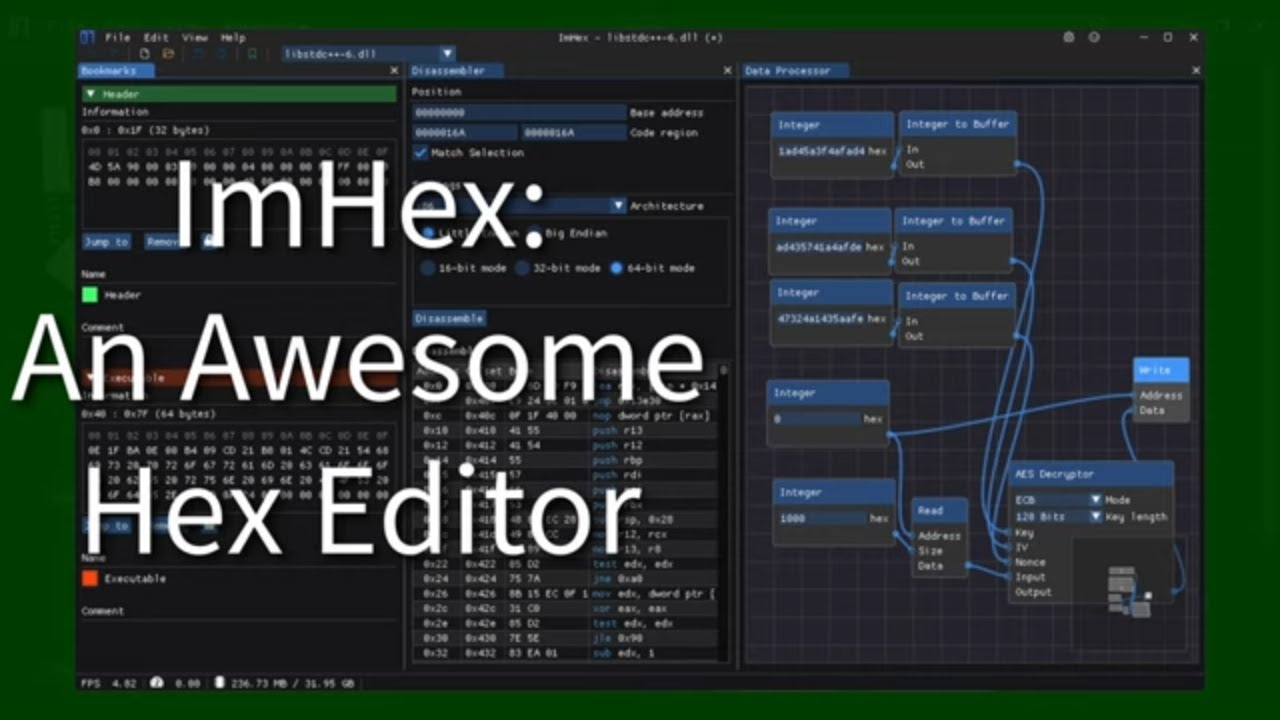 C Weekly Ep 446 Imhex An Awesome Hex Editor Youtube