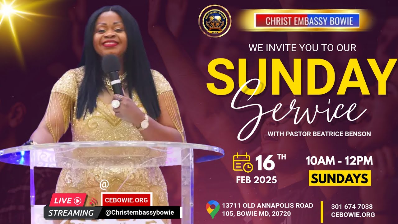 Christ Embassy Bowie Sunday Service July 13th 2025 Youtube