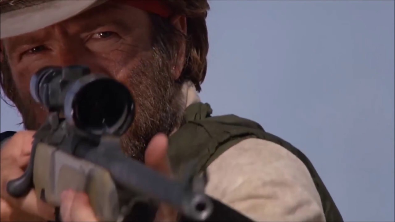 Chuck Norris Shooting Moto Sniper Skill Youtube