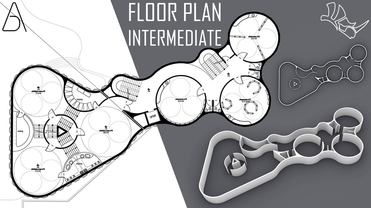 Intermediate Floor Plan Tutorial Youtube