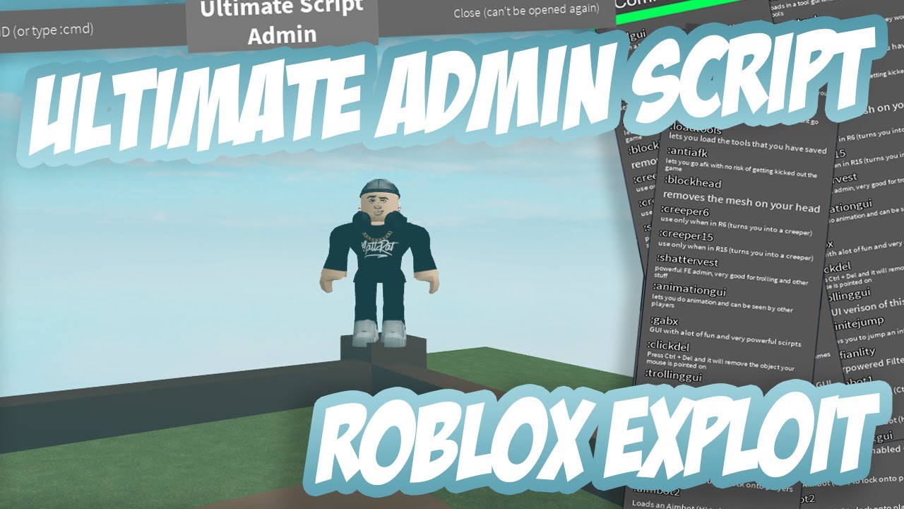 пёџ Ultimate Admin Script пёџ Roblox Exploit Script пёџ Youtube