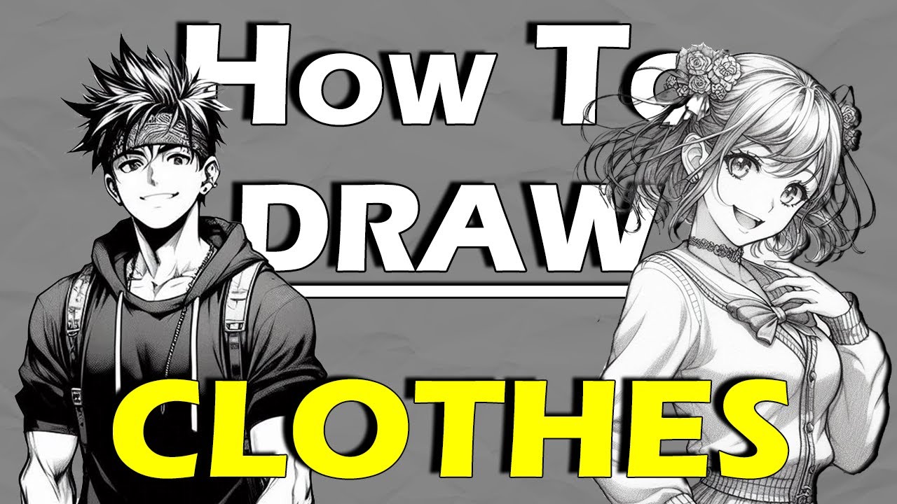 How To Draw Clothes Part 1 Drawtokyo Youtube